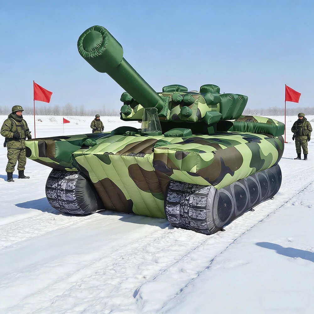 Надувной танк военный Ace Air Art