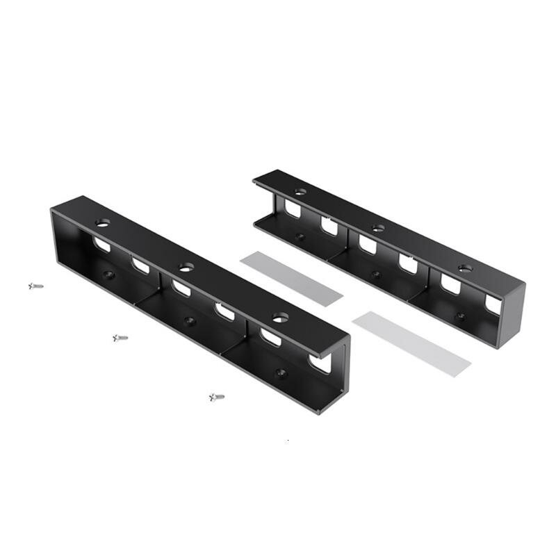 Алюминиевый настольный кронштейн для электроники с защитой от царапин, Черный
