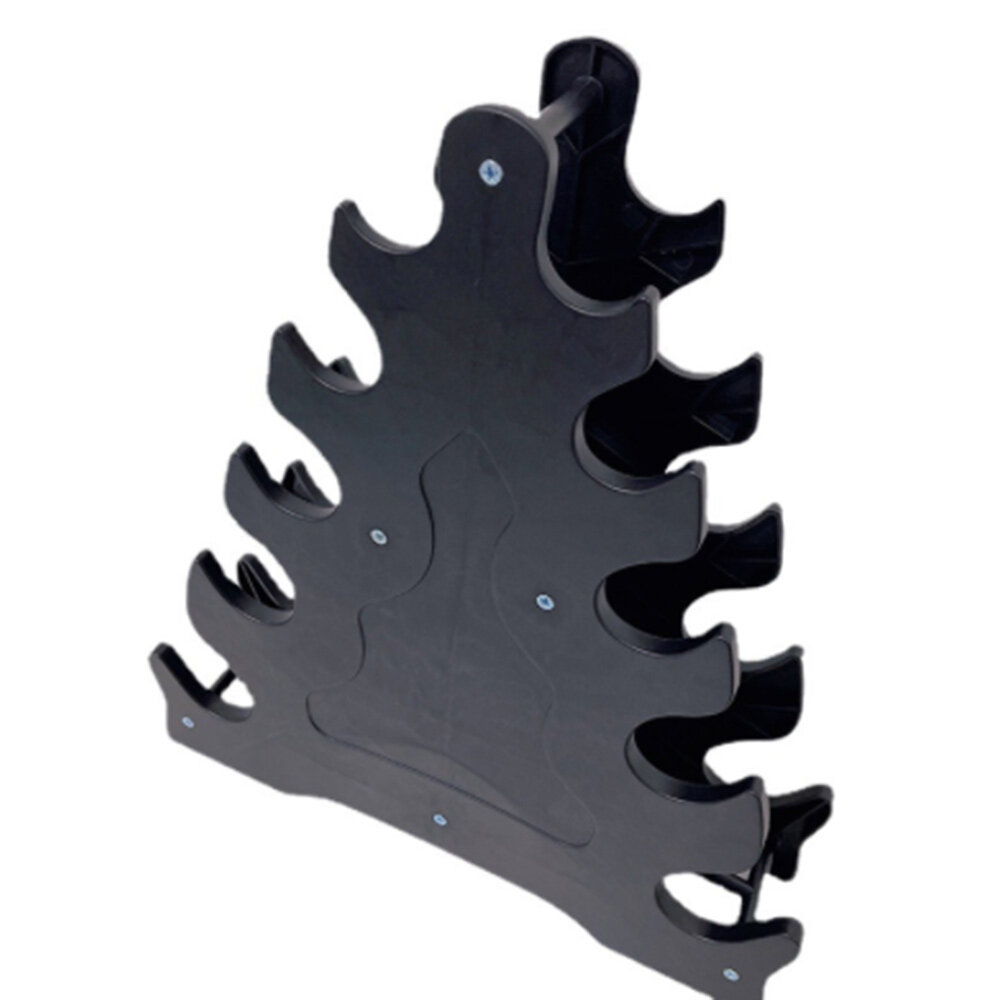 Стойка для гантелей 5 ярусная, Стойка для гантелей, Стойка для хранения весов, Органайзер для домашней тренажерной залы, Материал: ПП пластик, Размер: 38 * 8,5 * 45 см / 15 * 3,3 * 17,7 дюйма, Вес: 0,71 кг / 1,6 фунта, Пакетный список: 1 * Стойка для