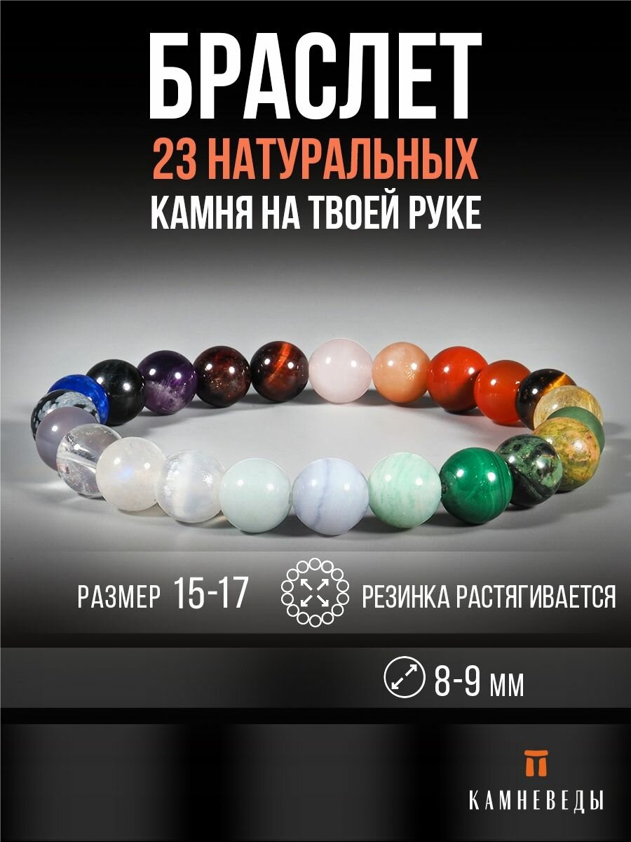 Браслет, гранат, агат, аметист