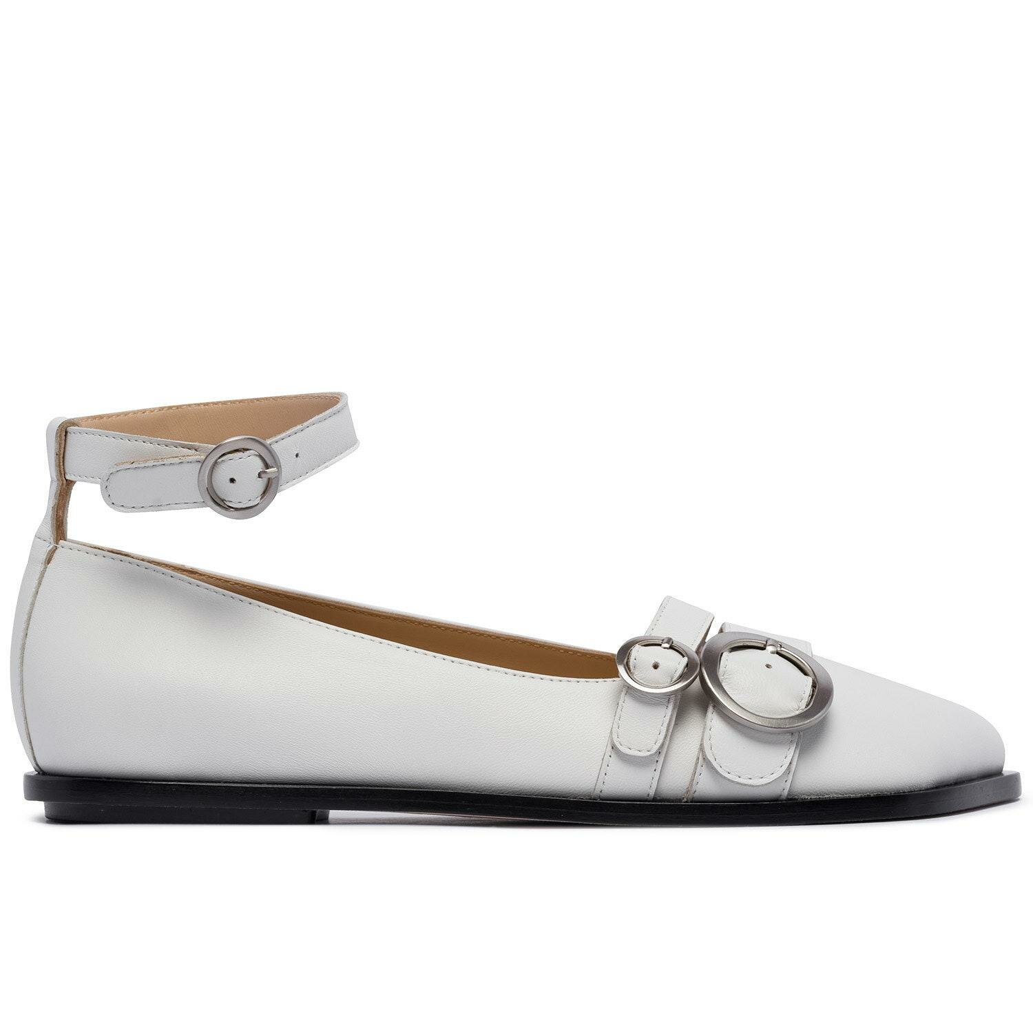 Топсайдеры САНДАЛИИ Niccolo Pasqualetti OBLIQUA BUCKLE FLATS