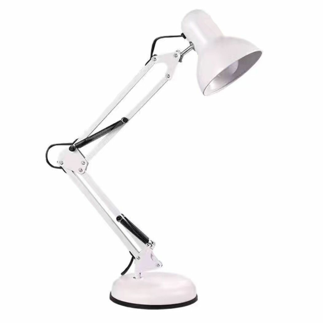 Светодиодная настольная лампа с длинной ручкой в американском стиле, складная телескопическая лампа для защиты глаз,