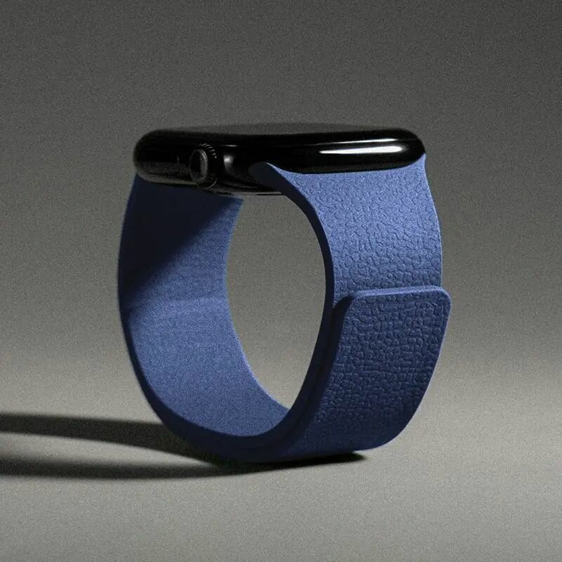 Силиконовый магнитный ремешок без пряжки, подходит для Apple Watch серий 1-9, SE/10, 38-40-41-42мм магнитный замок силиконовый браслет сменный ремешок для Apple Watch
