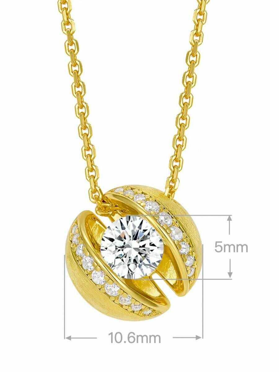 Колье, длина 50 см, gold — фото 1