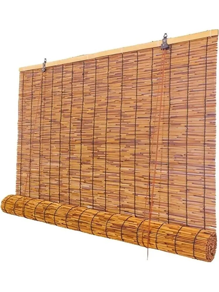 Рулонные шторы 100х200 см коричневый