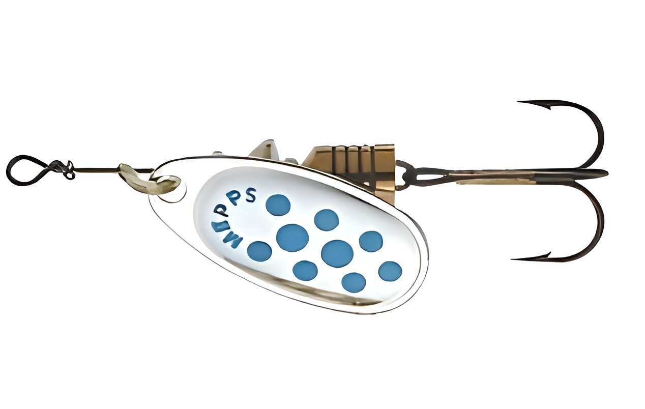 Блесна вращающаяся Mepps COMET PTS, 1, SILVER/Blue dots, 5 шт.