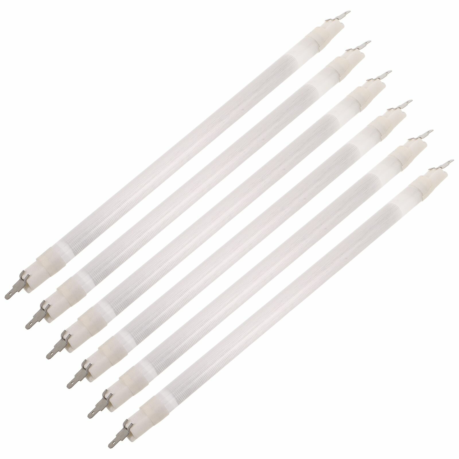 Набор из 6 кварцевых керамических трубок нагревателя для микроволновой печи, белые, для гриля