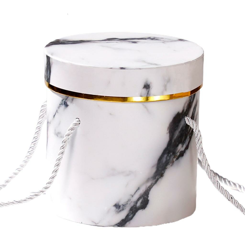 Круглые шляпные коробки, Белый