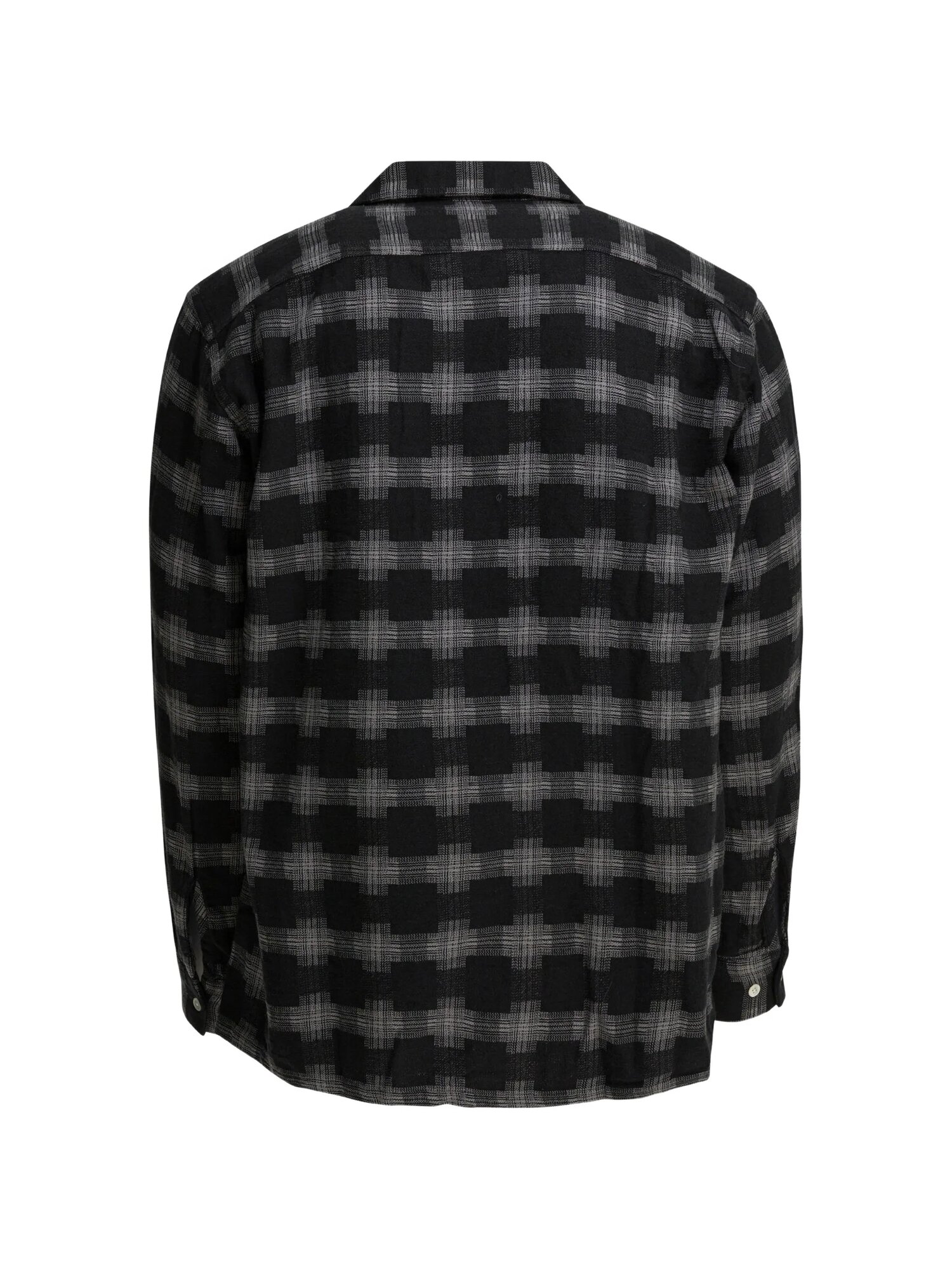 Рубашка Beams Plus  Plaid-pattern shirt, размер L, черный — фото 1