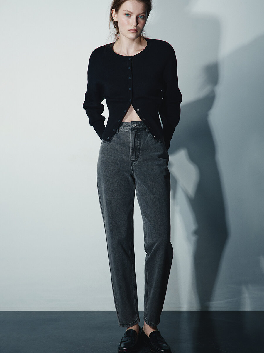 Джинсы мом mixmatch 