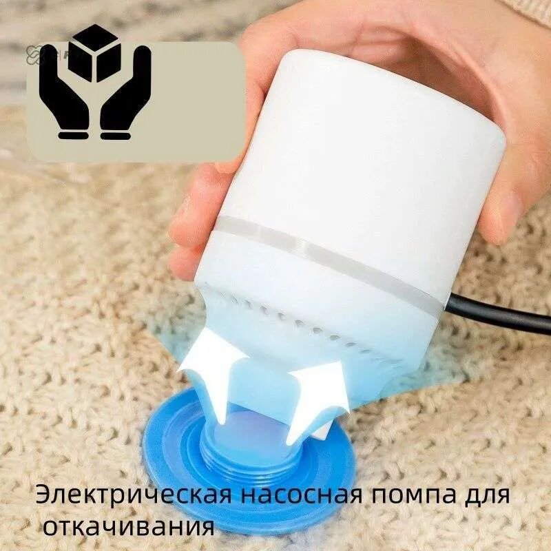 Насос для вакуумных пакетов, вакуумный упаковщик для вещей и одежды, электрический, портативный