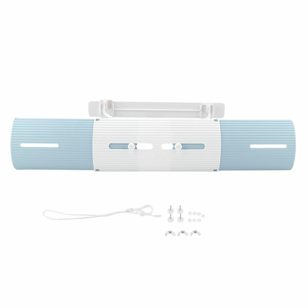 Ветрозащитный кожух синего цвета для кондиционера