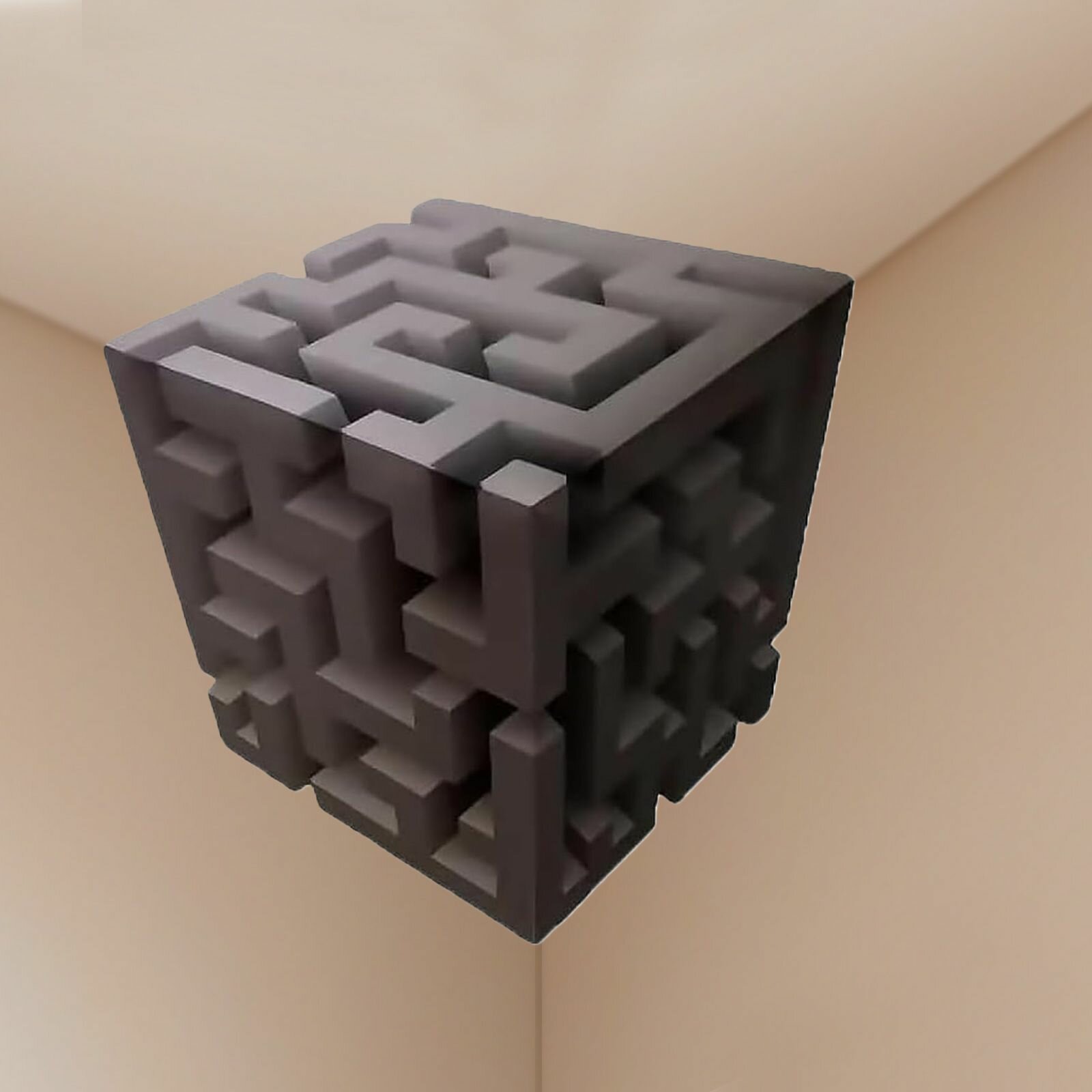 Декоративная елочка Оптическая иллюзия в стиле 3D, высота 1 см, длина 30 см