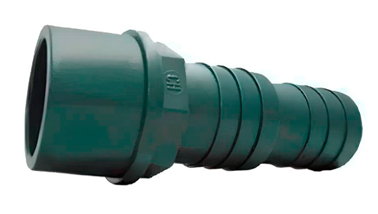 Переход на шланг (штуцер) под вклейку д.50/40х38-32 (Европа) / Адаптер для шланга под ПВХ трубу