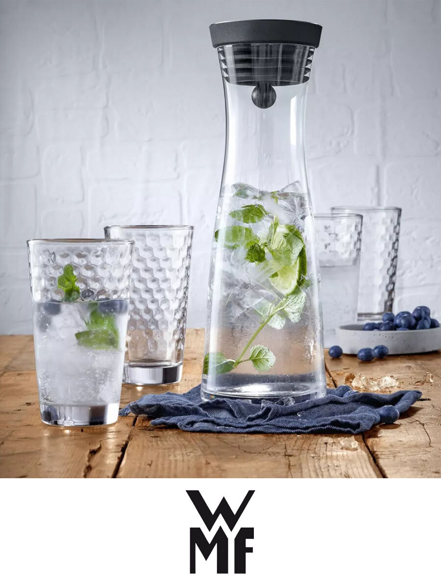 Набор WMF Basic графин и 4 стакана, стекло, графин 1 л, стакан 250 мл