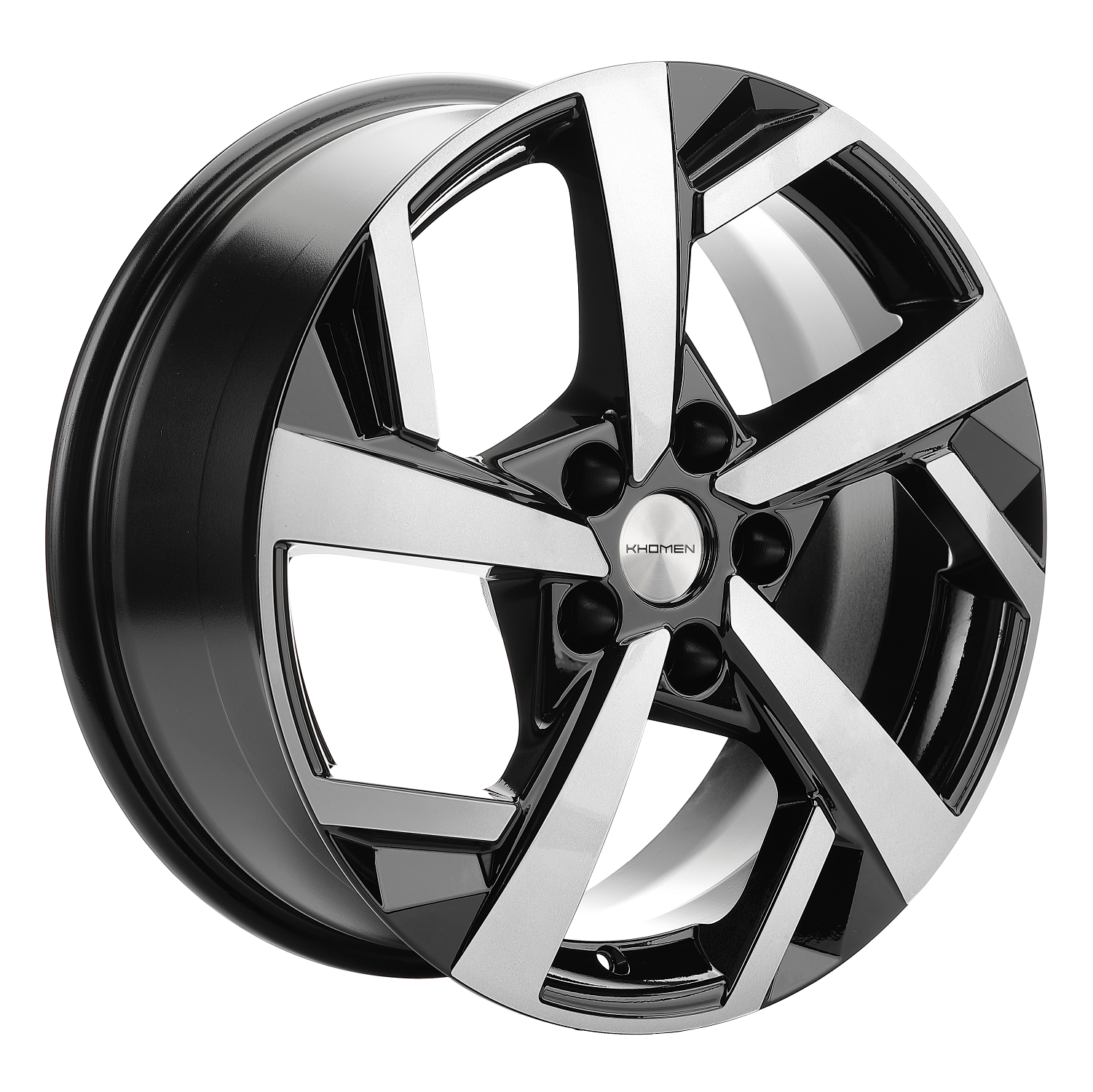 Диски автомобильные Khomen Wheels 1712 Mazda CX-5/Kia Seltos 7x17 5x114,3 ET50 67,1 Black-FP