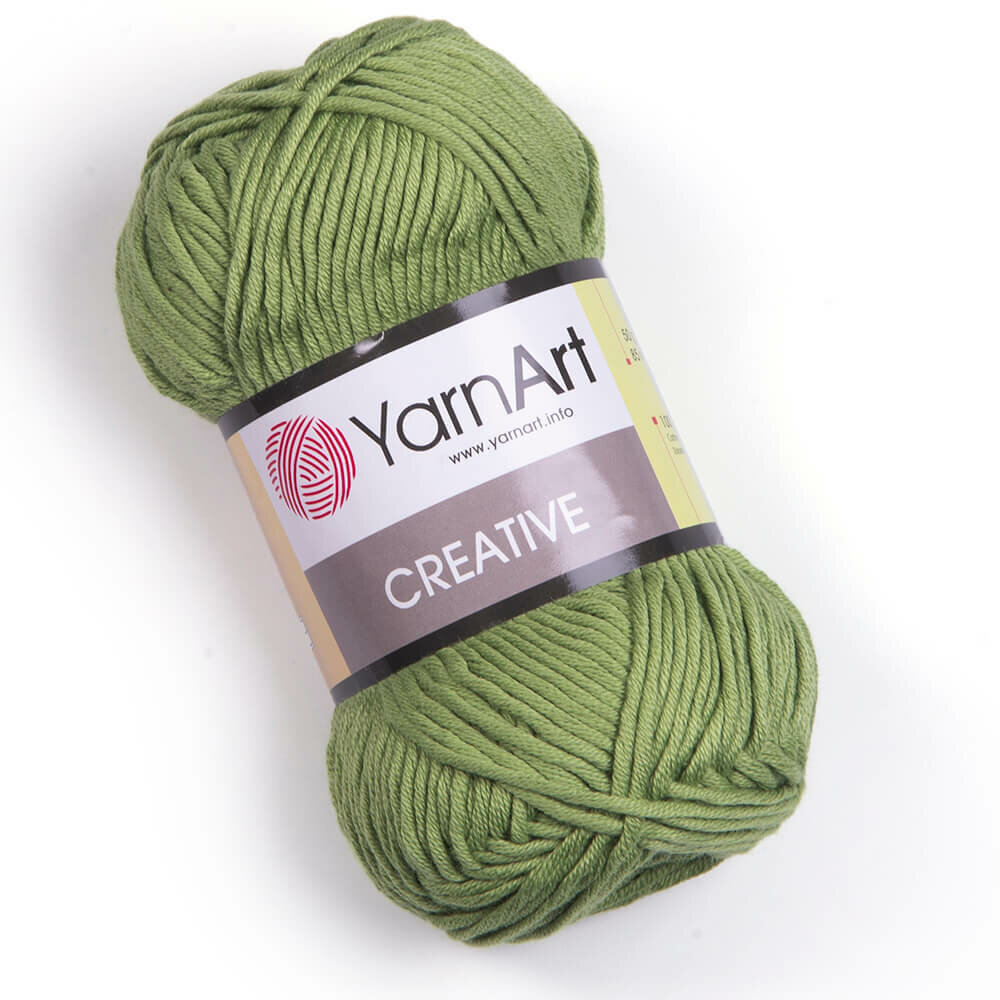 Пряжа YarnArt Creative 235 (5 мотков по 50г/85м) зелёный