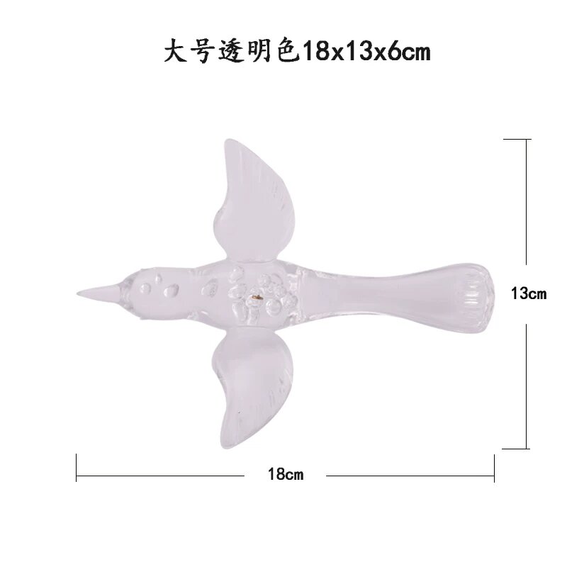 Электролитический подвесной декор, 18 см прозрачный цвет, аксессуар для витрины