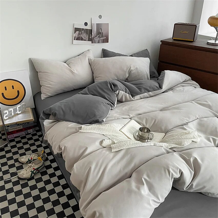 Комплект постельного белья Dreamreal, полиэстер, 4 шт. Король (дисплей), H