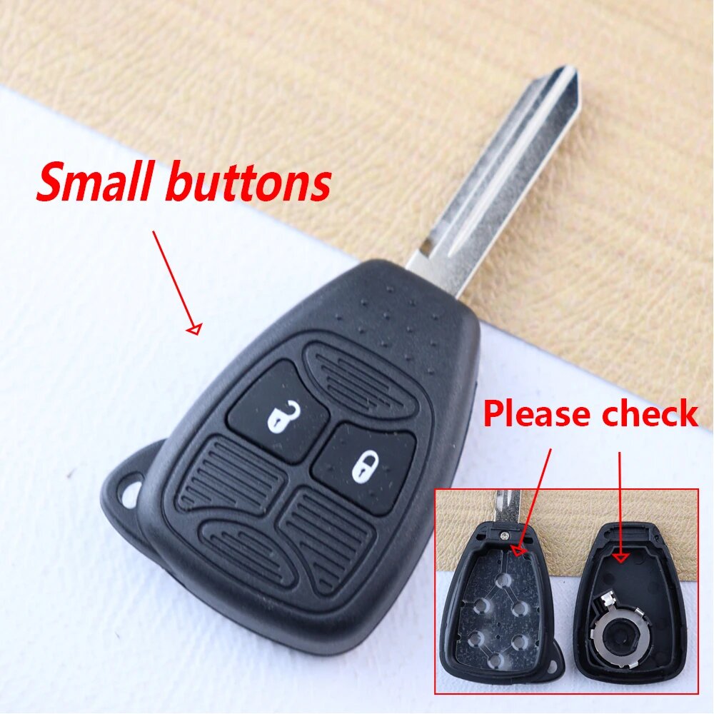 Корпус для ключей Dodge Chrysler Jeep, small button-C
