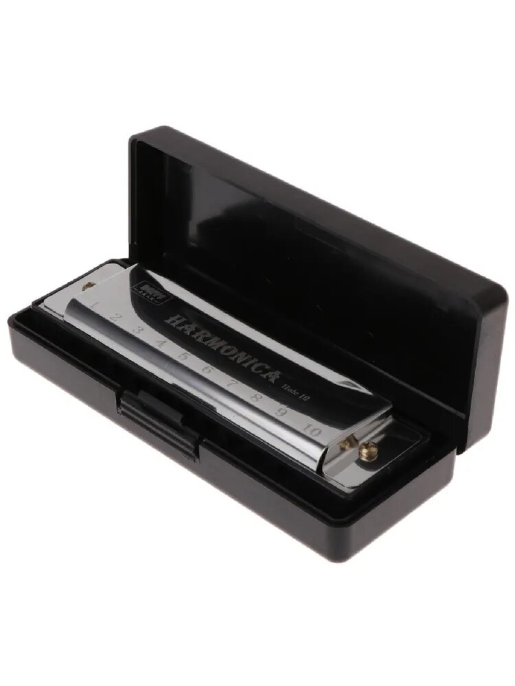 Губная гармошка Harmonica,10 отверстий