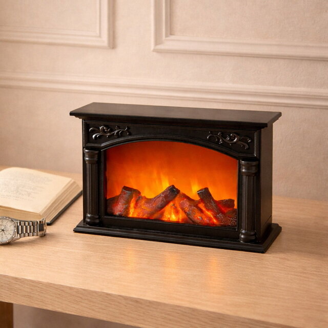 Светодиодный камин Fredegast 33*24 см, на батарейках, Koopman, ASX000530