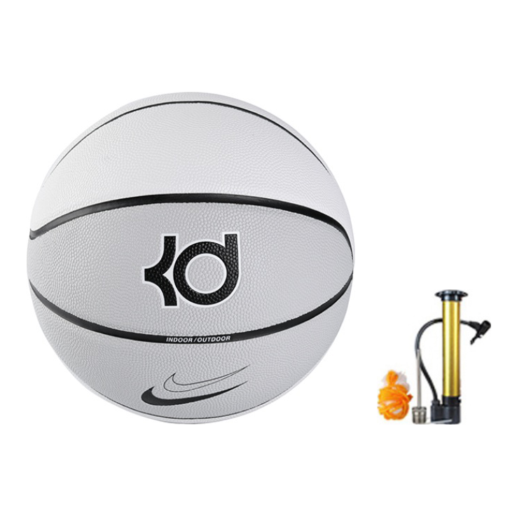 Баскетбольные кроссовки унисекс Nike KD Collection DV4205 PU, белые/серые, 7 US, для тренировок