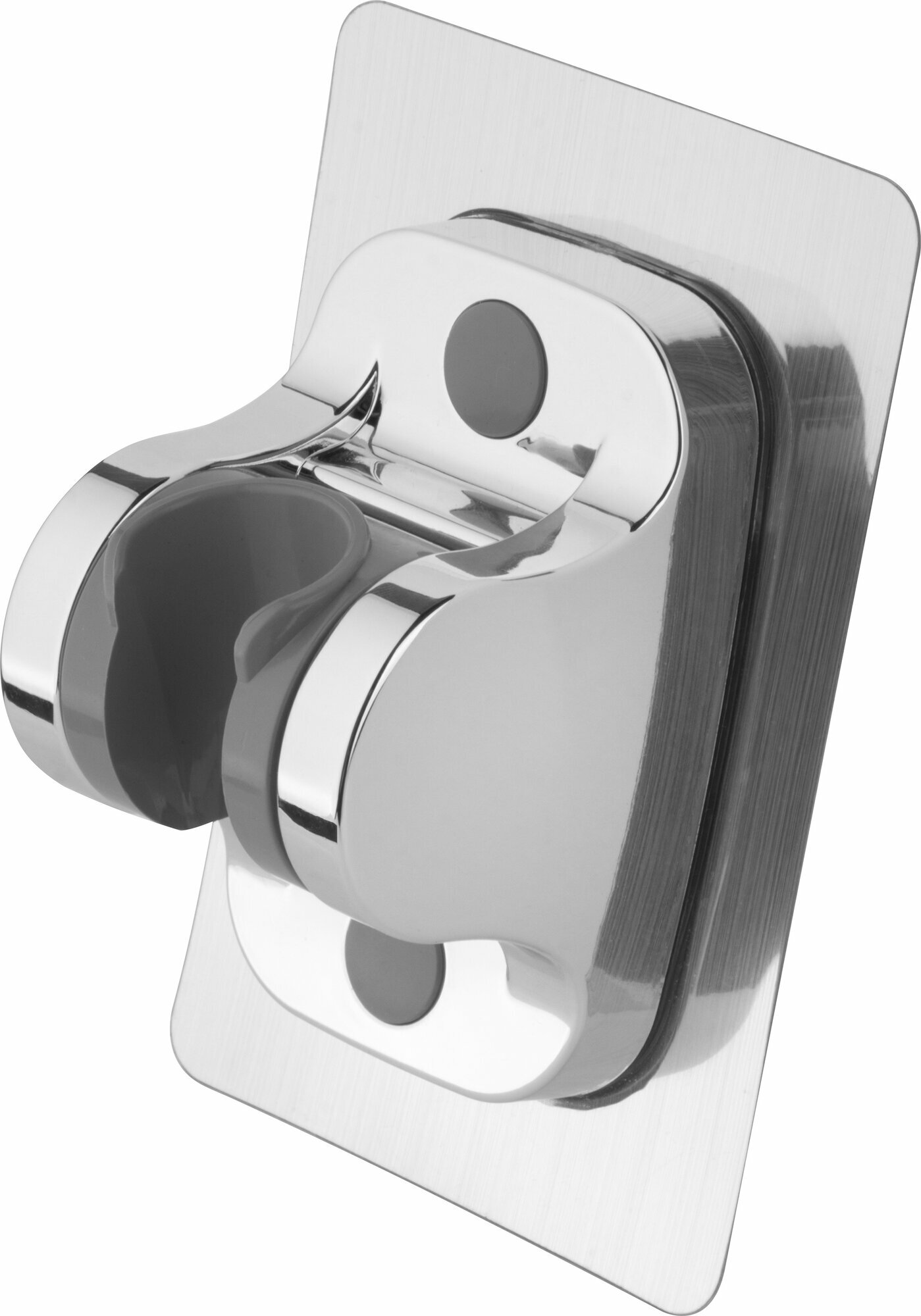 Держатель для душа на самоклеящейся основе с вертикальной регулировкой, установка без сверления