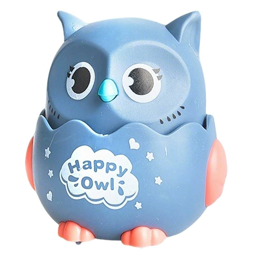 Игрушка заводная Сова инерционная Розовая