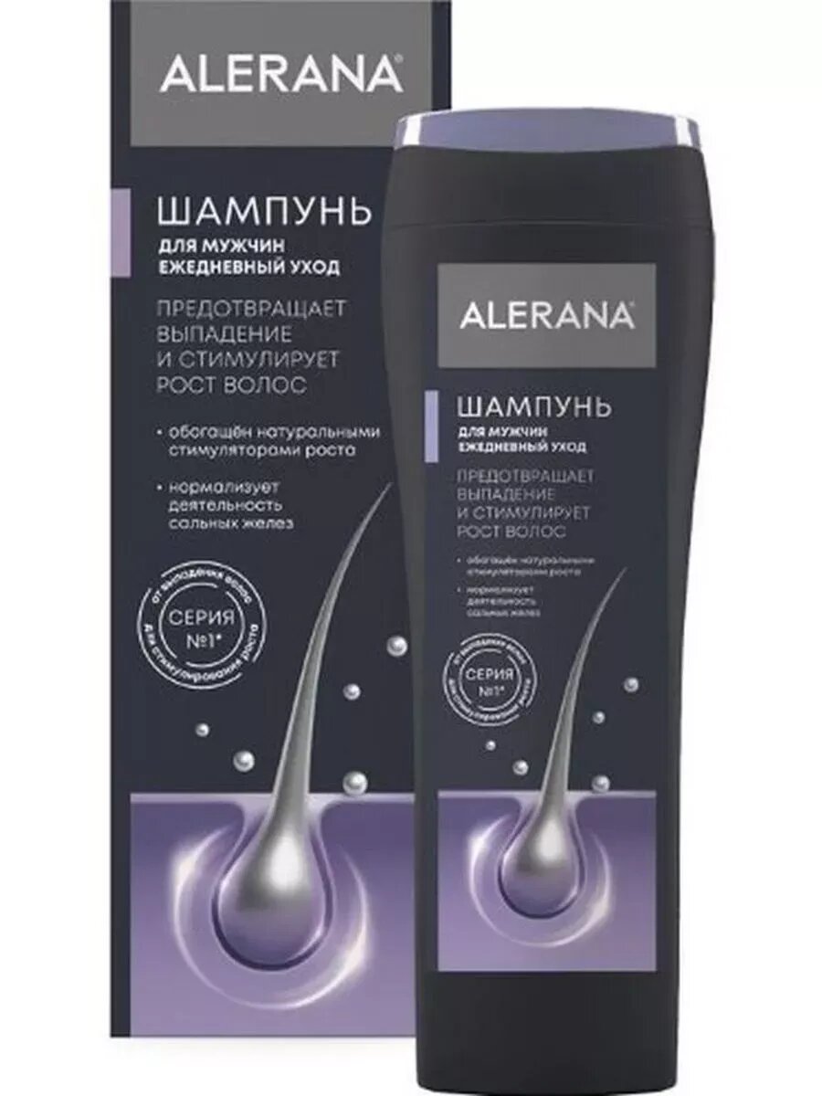 Алерана (alerana) шампунь ежедневный уход для му 250мл-1шт.