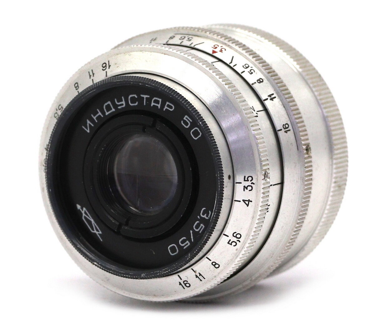 Объектив Индустар-50 3,5/50 дальномер (КМЗ, 1956г.)