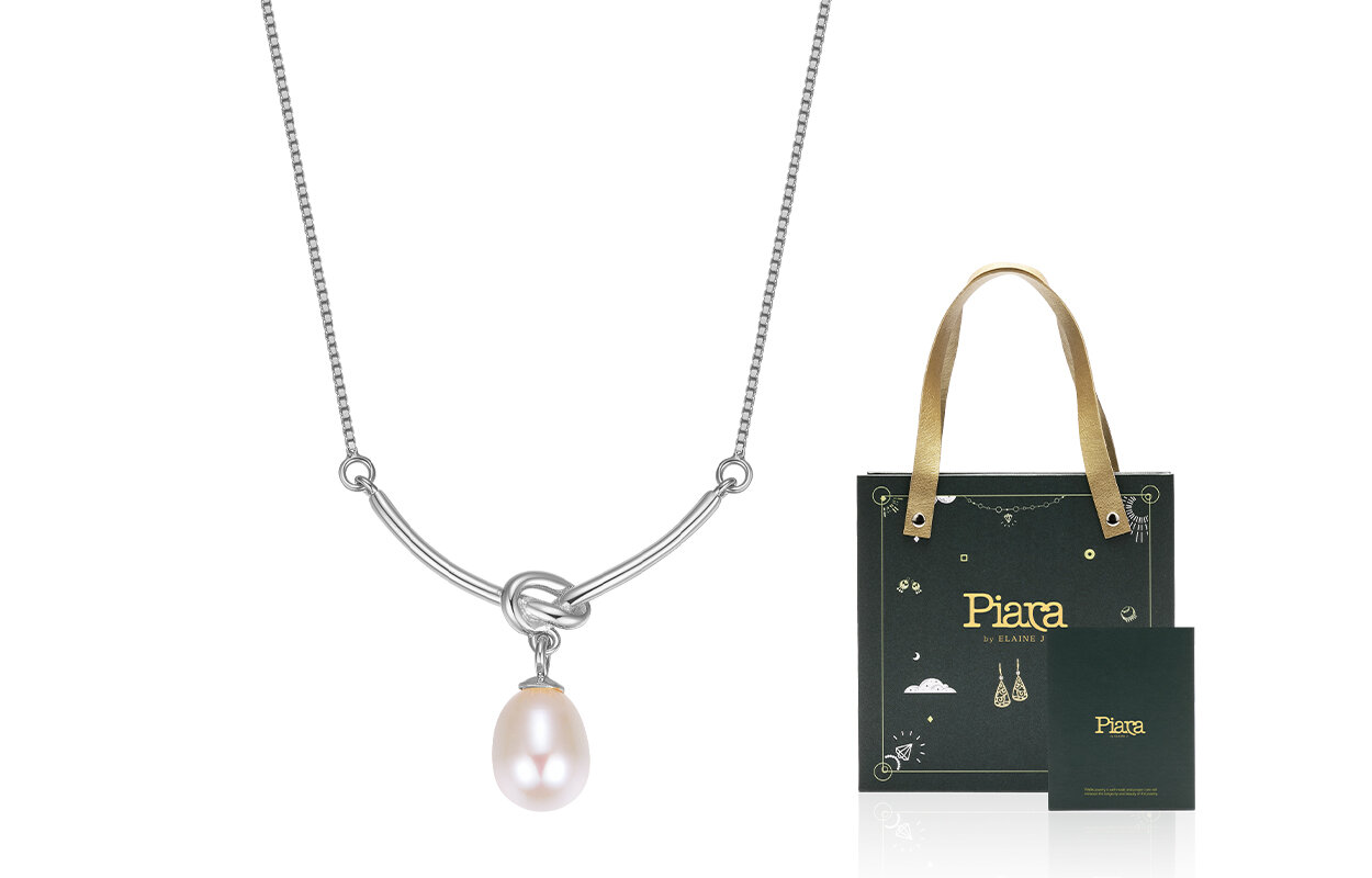 Колье Piara, жемчуг Swarovski синтетический