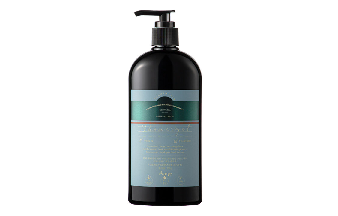 Гель для душа унисекс Aarye Alpha Hydroxy Acids, 300г, осветляющий, ароматный, увлажняющий, с удалением макияжа