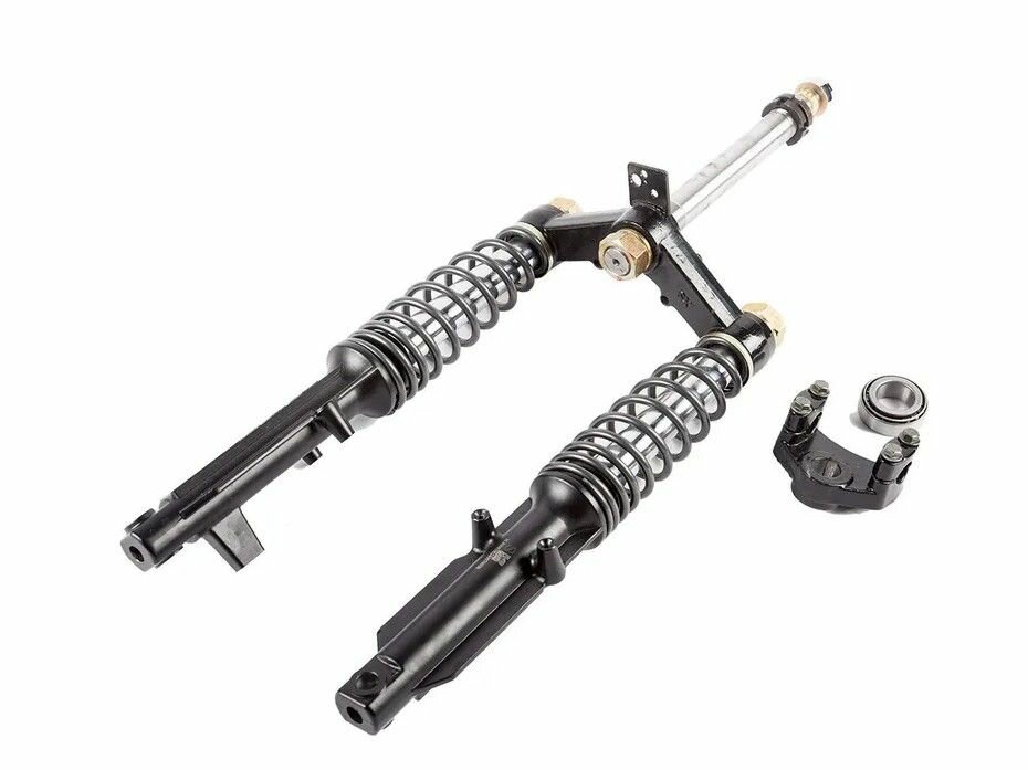 Передняя амортизационная вилка в сборе с траверсами Rutrike Карго Кабина