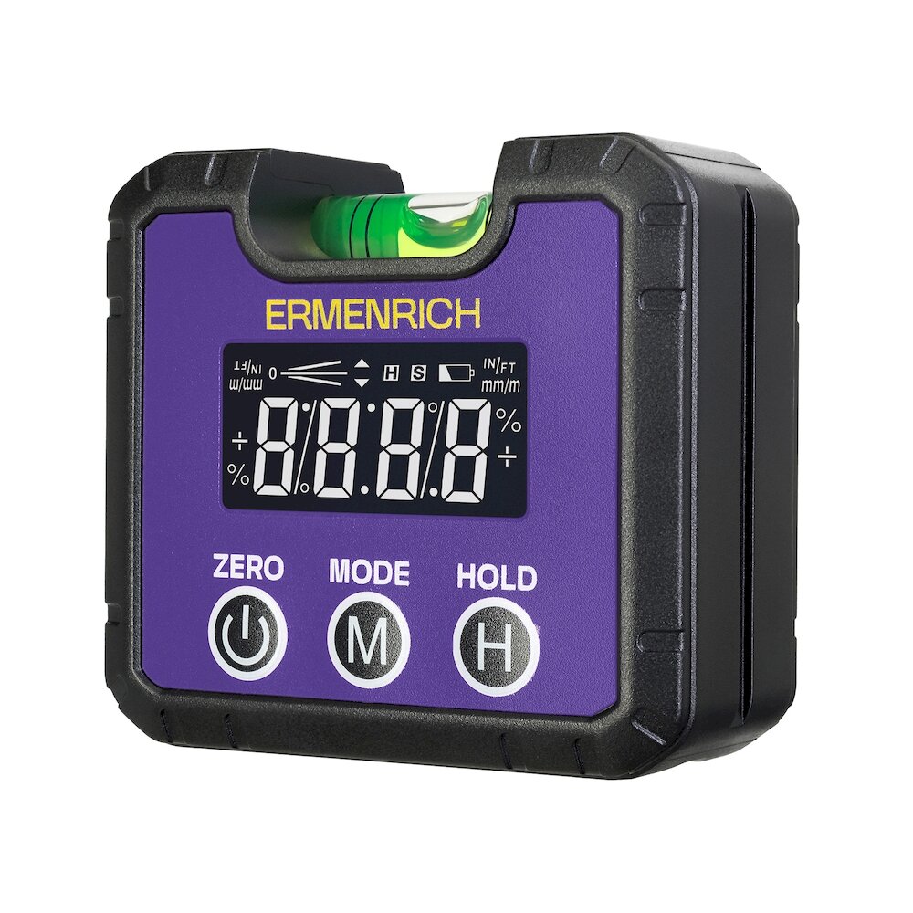 Цифровой уровень Ermenrich Verk LQ30, фиолетовый