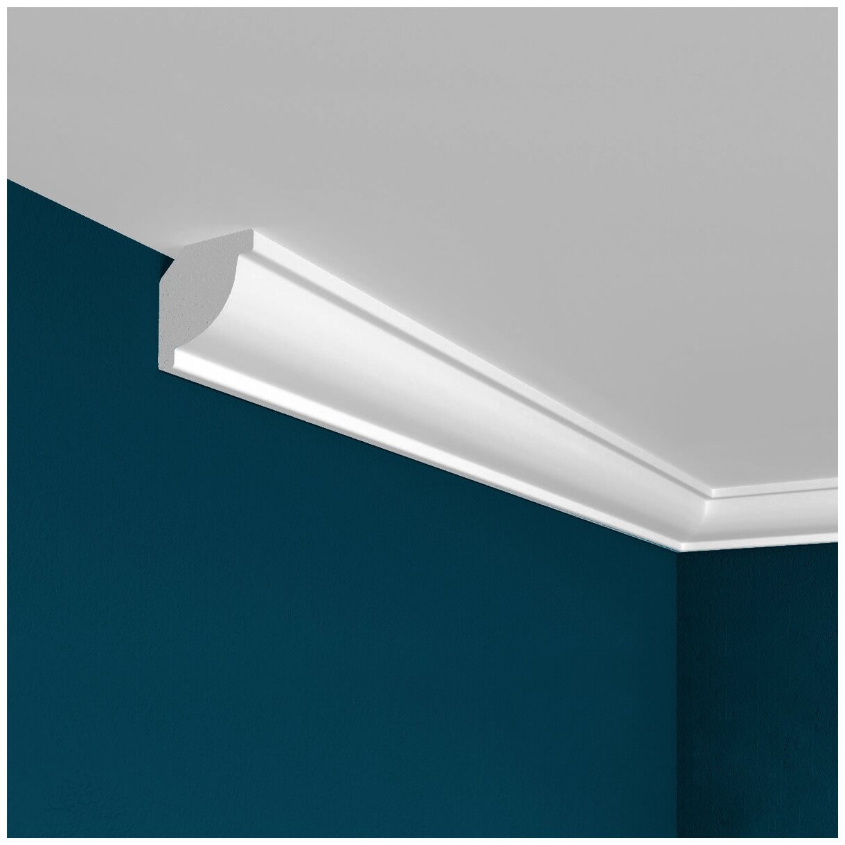 Плинтус потолочный 20х20 мм дюрополимер Perfect Plus P38-2 метра