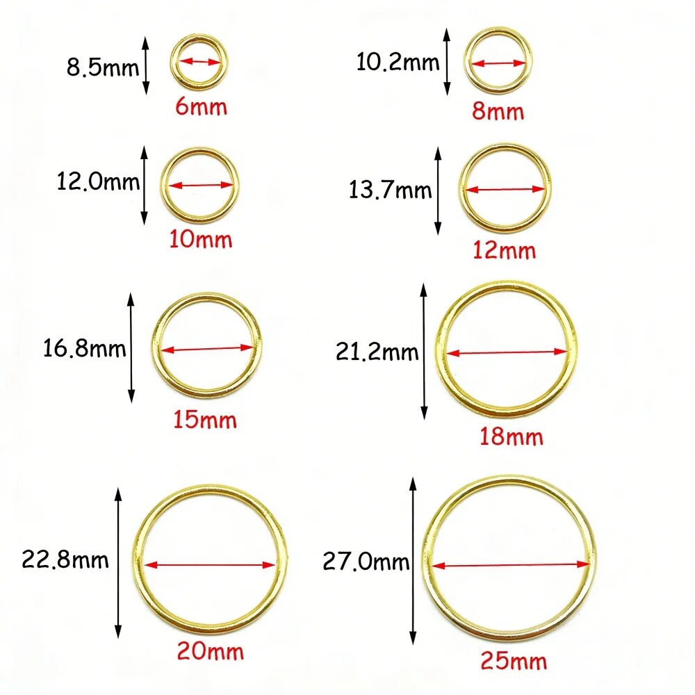 Регулирующая пряжка RoYishi 10mm Golden Ring