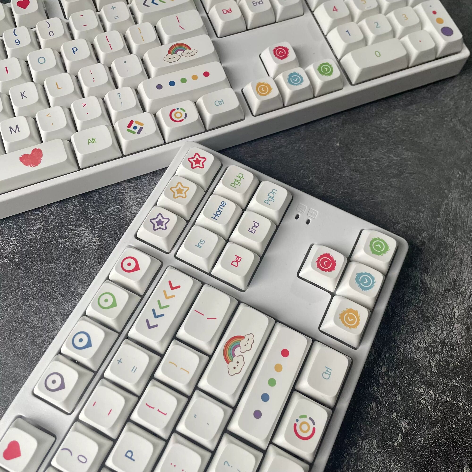 Дождевые Крапинки Паттерн XDA Высота Клавиши Упакованные в Коробку для Механических Клавиатур