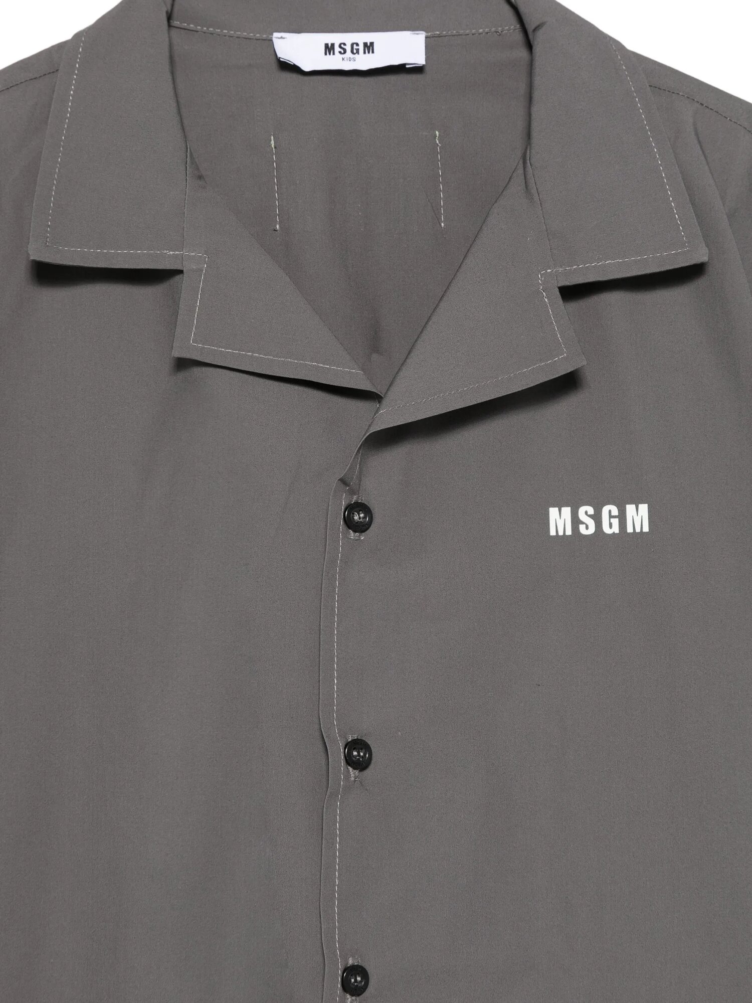 Рубашка MSGM, размер 14 лет, серый — фото 1