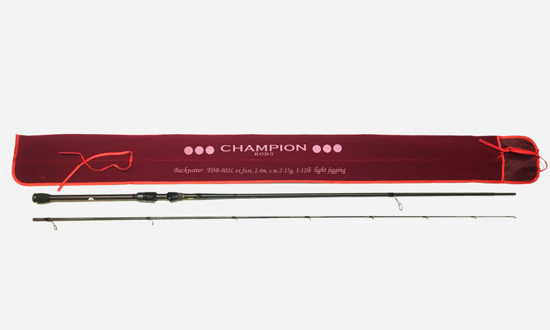 Спиннинг Team Dubna Backwater TDB-802L Light Jigging тест 3-18 г длина 240 см