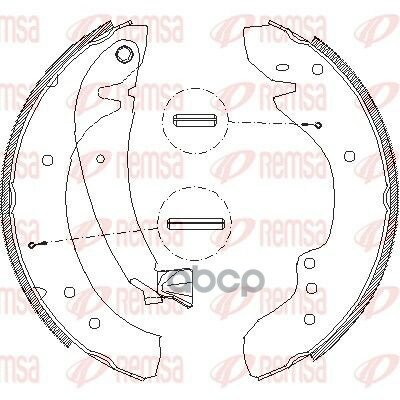 4718.00 колодки барабанные ! Peugeot Boxer, Citroen Jumper , Fiat Ducato 94-02 Remsa арт. 471800