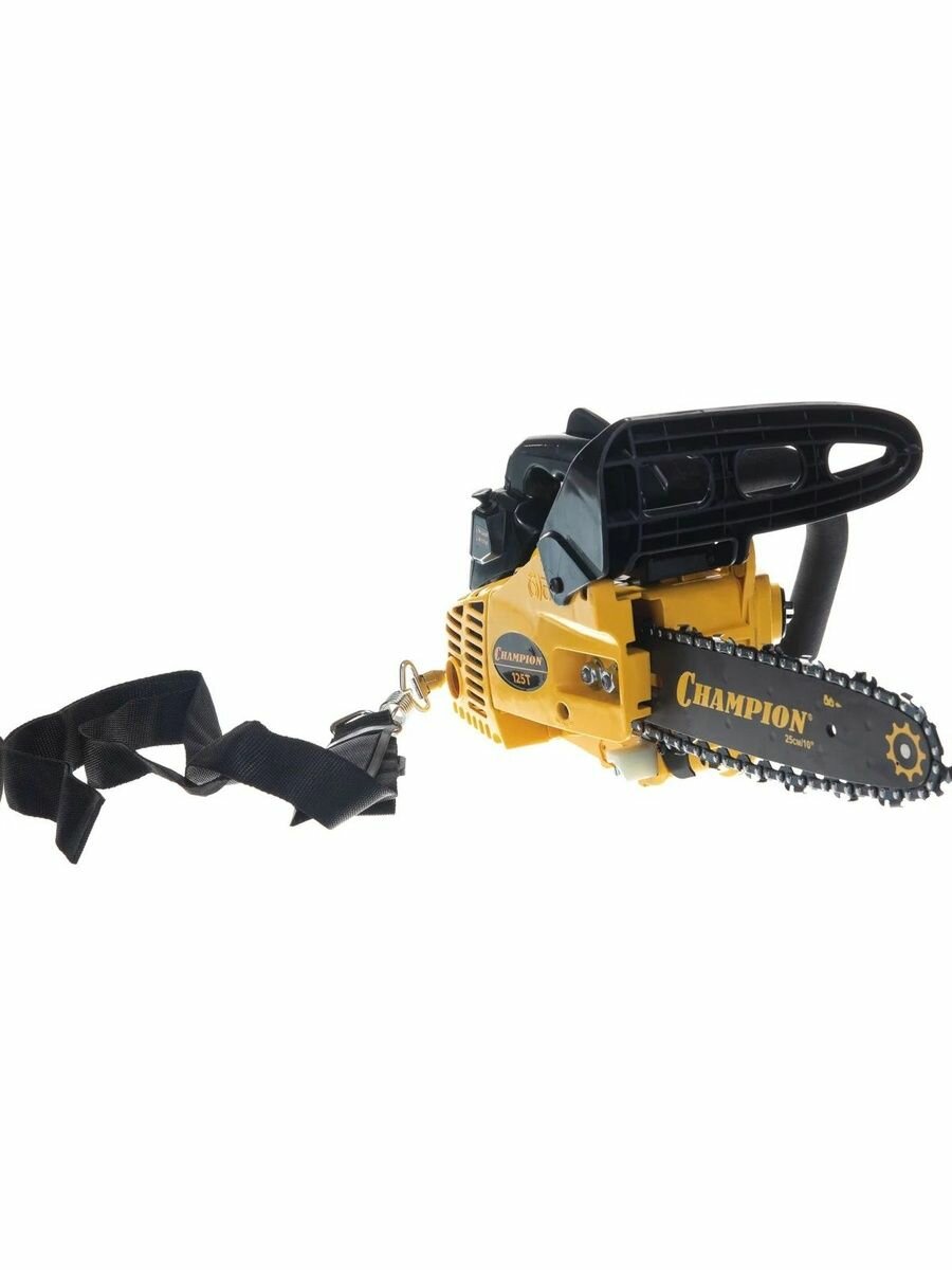 Бензопила CHAMPION 125T-10"-3/8-1,3-40Е (0,7кВт, 25,4см3, 3,2кг)