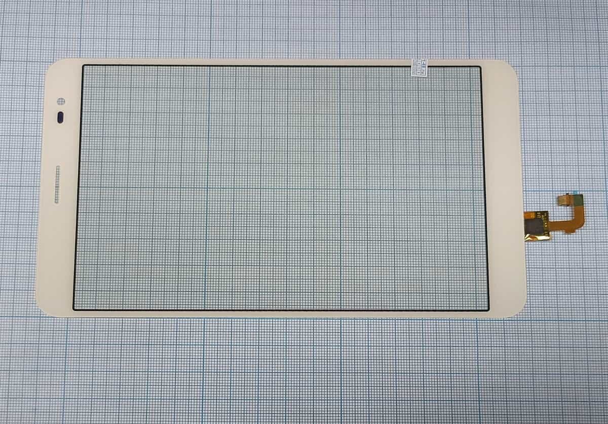 Тачскрин для планшета Huawei Mediapad X1 (210 x 115 мм) (белый)