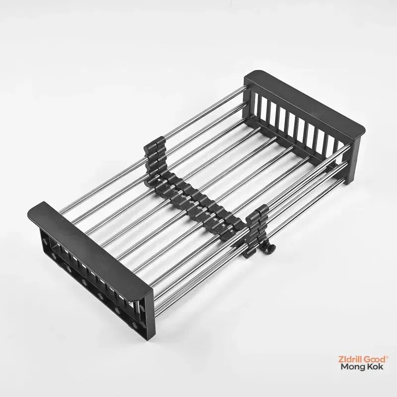 Мойка для кухни WISENT 50x44 из нержавеющей стали SUS304 с PVD покрытием Графит со смесителем, коландером, дозатором и сифоном ведерко — фото 1