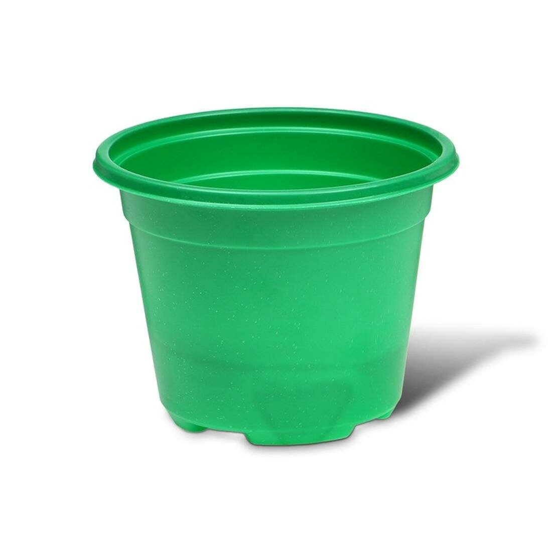 Горшок для рассады, 500 мл, d=11 см, h=8.5 см, мягкий пластик, зелёный, набор 10 шт, Greengo
