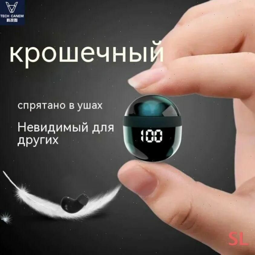 Наушники беспроводные с микрофоном, USB Type-C, черный