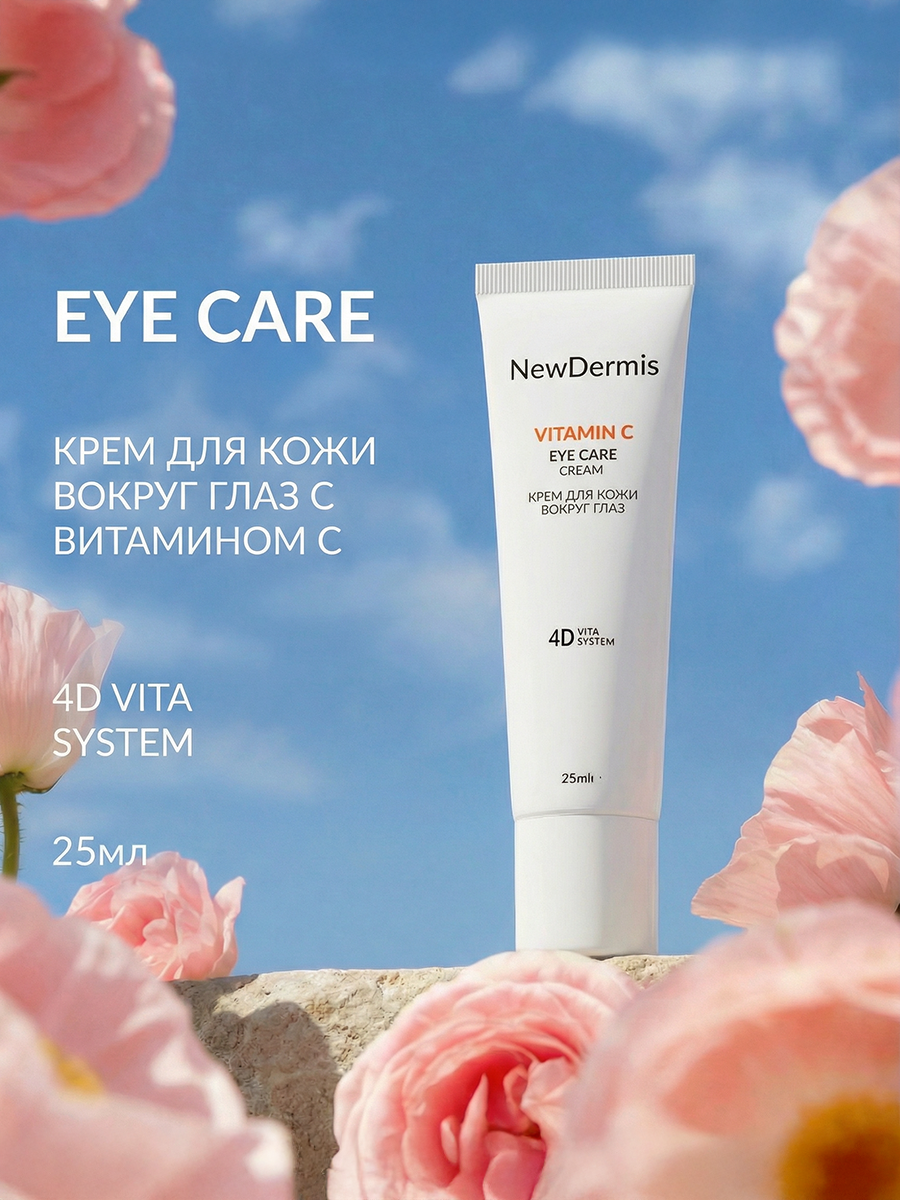 NewDermis VITAMIN C EYE CARE CREAM Крем для кожи вокруг глаз, 25 мл