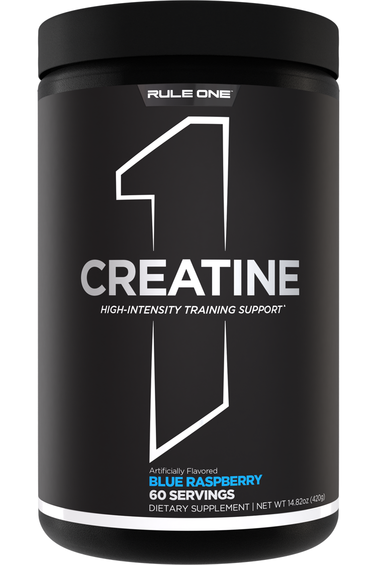 Креатин моногидрат Рул Уан Креатин 14.82 унции Голубая Малина / Rule One Creatine 14.82 oz Blue Raspberry