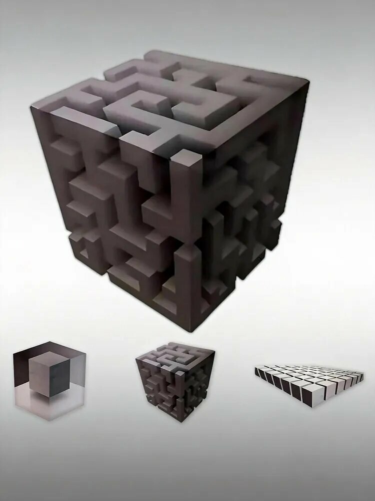 3D угловая настенная наклейка с оптической иллюзией, съёмный самоклеящийся куб, декоративный настенный декор