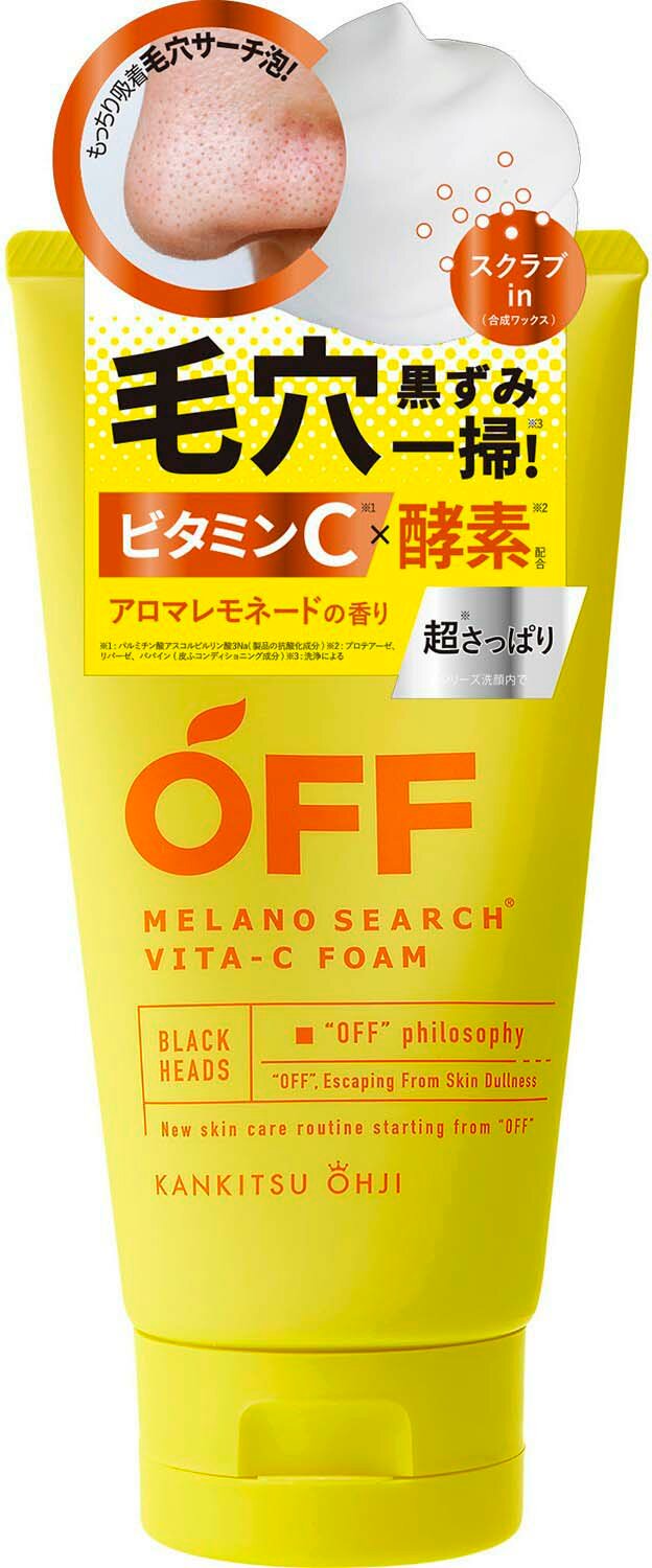 COSMETEX ROLAND Off Melano Search Очищающая пенка для умывания с витамином C, 120г.